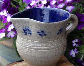 Salt glazed pitcher | Etsy