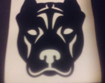 Pit bull decal | Etsy
