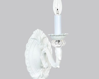 White wall sconce | Etsy