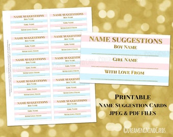 Name suggestion card | Etsy