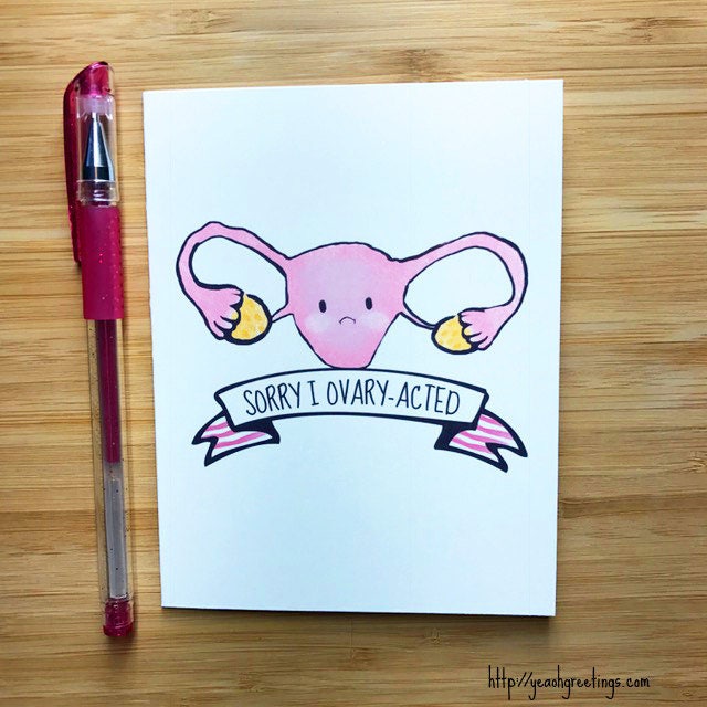 Sorry Card Funny Greeting Card Puns Pun Cards Greeting