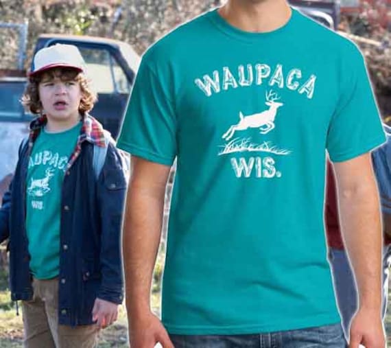 WAUPACA T-shirt Stranger Things Dustin Halloween costume