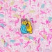 Resting Stitch Face Enamel Pin // Stitching Cross Stitching