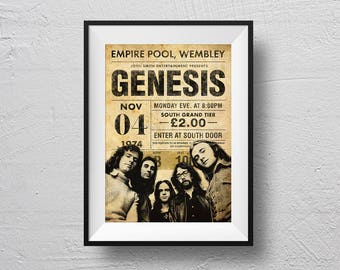 Concert posters | Etsy