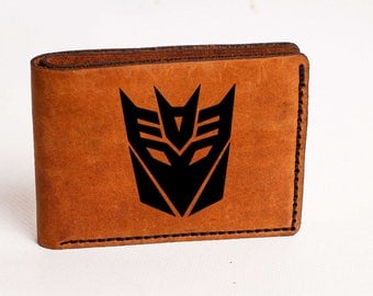 Wolf Wallet Mens Wallet Leather wallet Wolf coins wallet