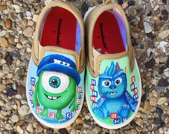 Monster inc shoes | Etsy