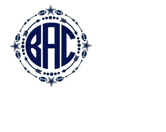 Cowboy monogram | Etsy