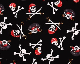 Pirate fabric | Etsy