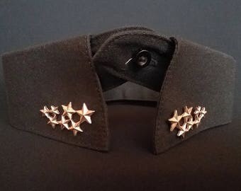Triangle Collar Tips With Chain