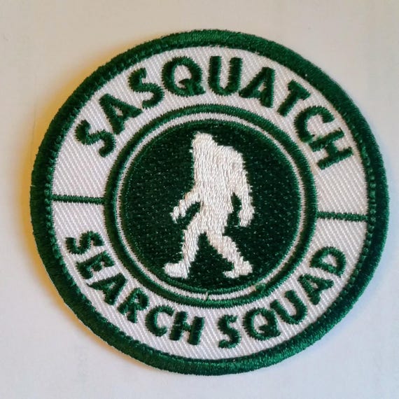 Bigfoot Sasquatch Search Squad Embroidery patch iron on and