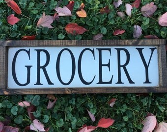Grocery sign | Etsy