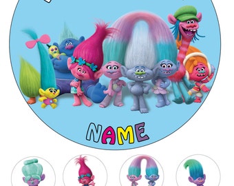 Trolls cake toppers | Etsy