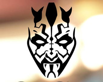 Darth maul decal | Etsy