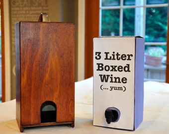 Boxed wine cover | Etsy
