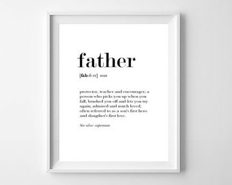 Father definition | Etsy