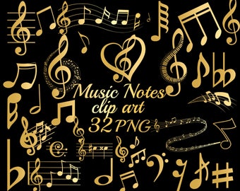 Music Notation Clip Art 48 Common Symbols