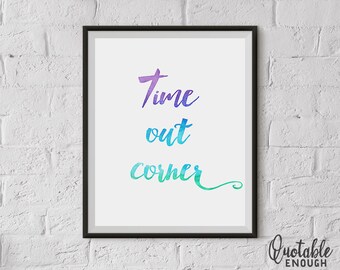 Time out corner | Etsy