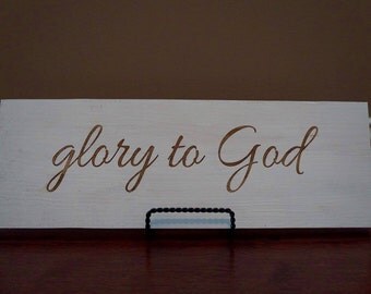 To god be the glory | Etsy