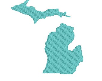 Michigan embroidery | Etsy