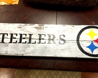 Steelers wood sign | Etsy