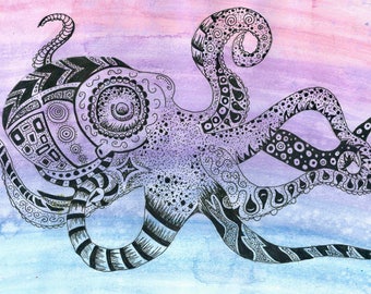 Fish pattern drawing | Etsy