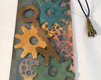 Steampunk gift tag | Etsy