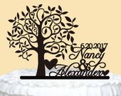 Tree cake topper | Etsy