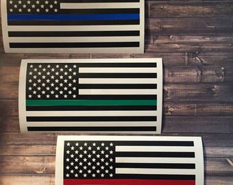 Fire dept decal | Etsy