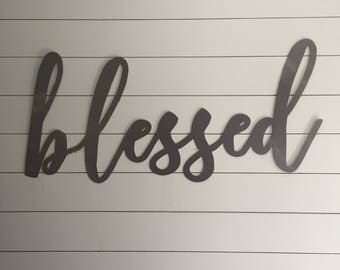 Blessed sign | Etsy