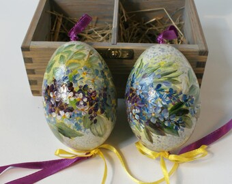 Painted egg shells | Etsy