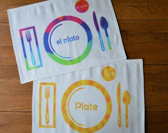 Learning placemat | Etsy