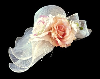 Pink tea party hat | Etsy