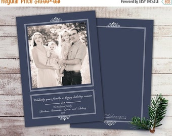 ON SALE Custom Photo Holiday Card Printable by KMThomasDesigns