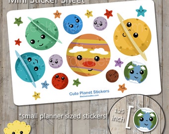 Solar System Wall Decal Planets Science Wall Stickers