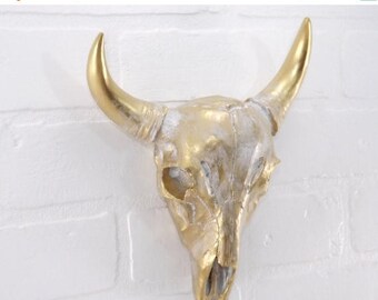 Fake cow skull | Etsy