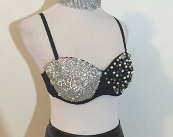 Beaded bra | Etsy