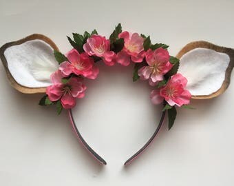 Floral mouse ears | Etsy