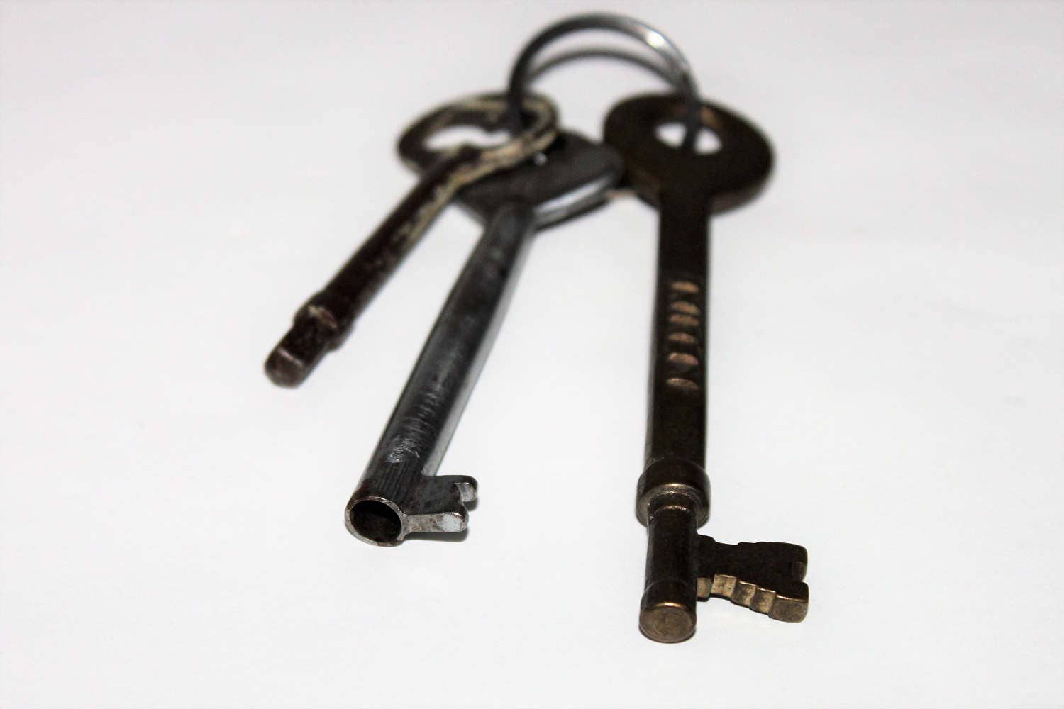 Set of Vintage Caboose and Railroad Car Skeleton Keys