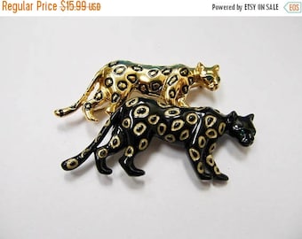 Leopard brooch pin | Etsy