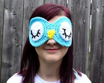Crochet sleep mask | Etsy