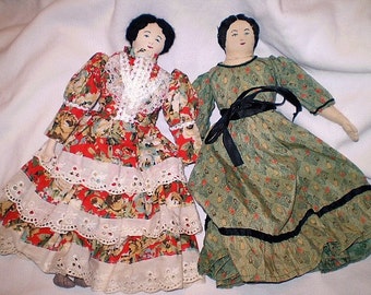 Vintage rag doll | Etsy