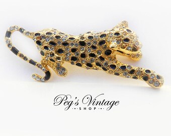 Leopard brooch pin | Etsy