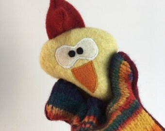 Chicken puppet | Etsy