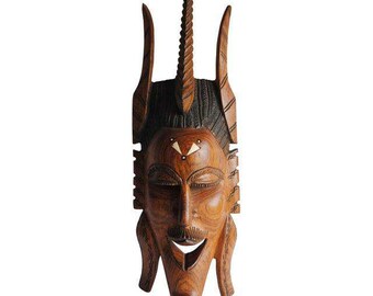 African wall mask | Etsy