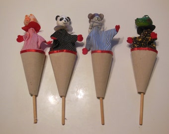 Cone puppet | Etsy