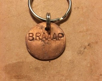 Motorcycle keychain | Etsy