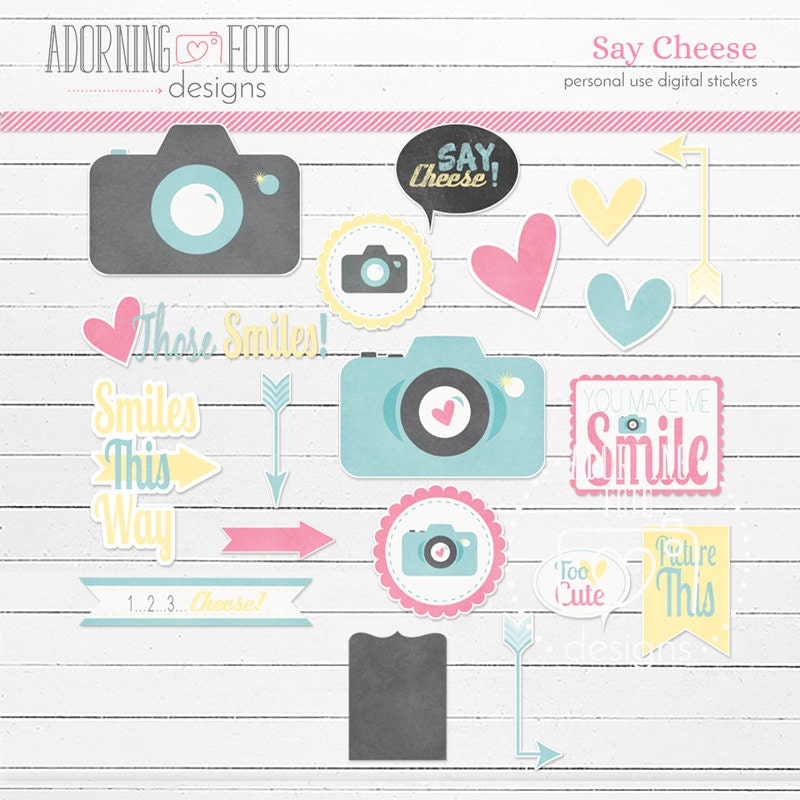 Snapshots Digital Scrapbooking Stickers scrapbook digital
