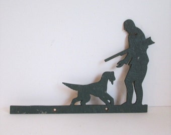 Metal dog silhouette | Etsy