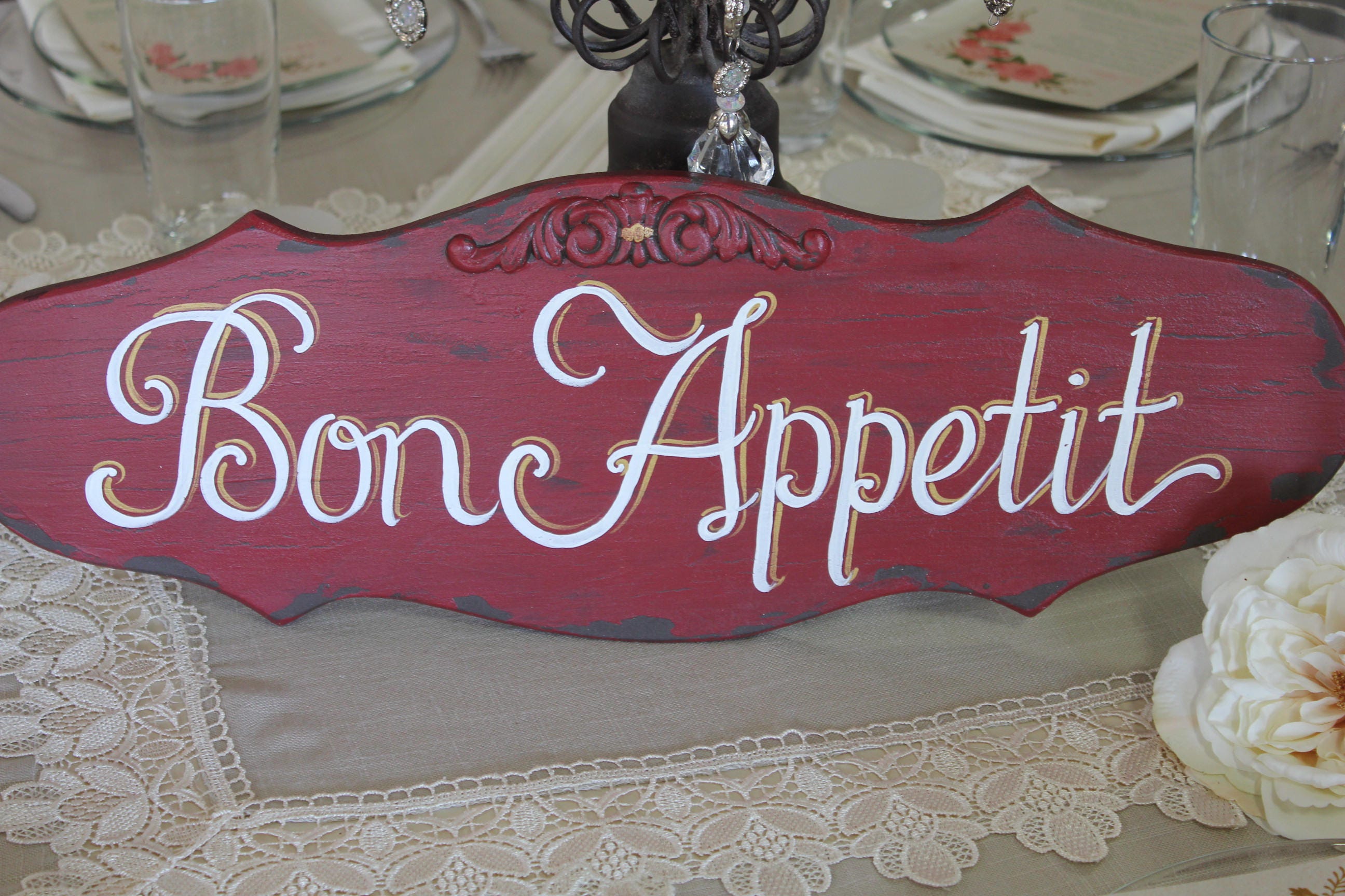 Bon Appetit-Bon Appetit SIGN-Kitchen Signs-Kitchen Decor