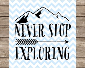 Never stop exploring | Etsy